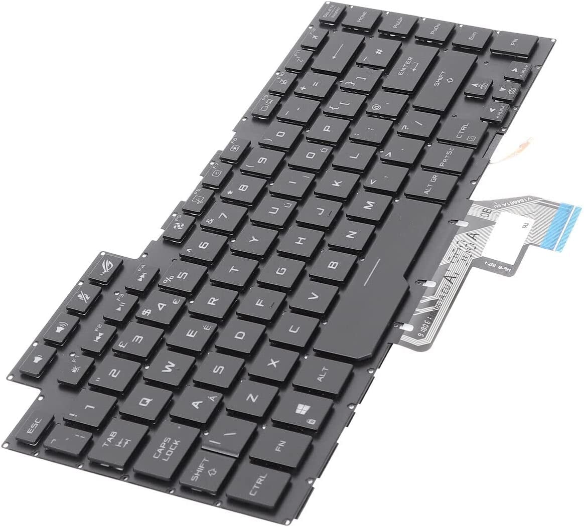 New US Black English Backlit Laptop Keyboard (Without palmrest) for ...