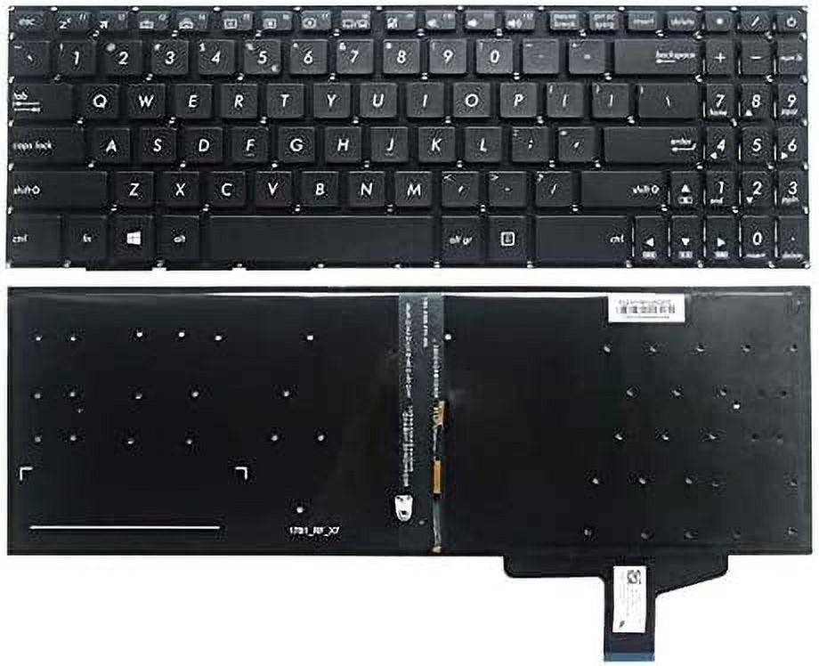 New US Black English Backlit Laptop Keyboard (Without palmrest) for ...