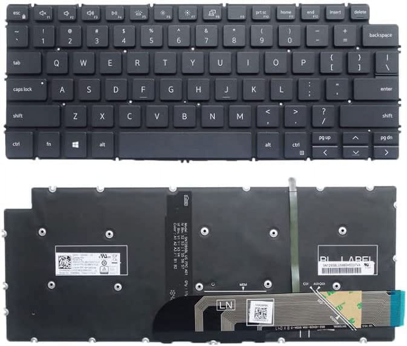 New US Black English Backlit Laptop Keyboard (Without palmrest) for ...