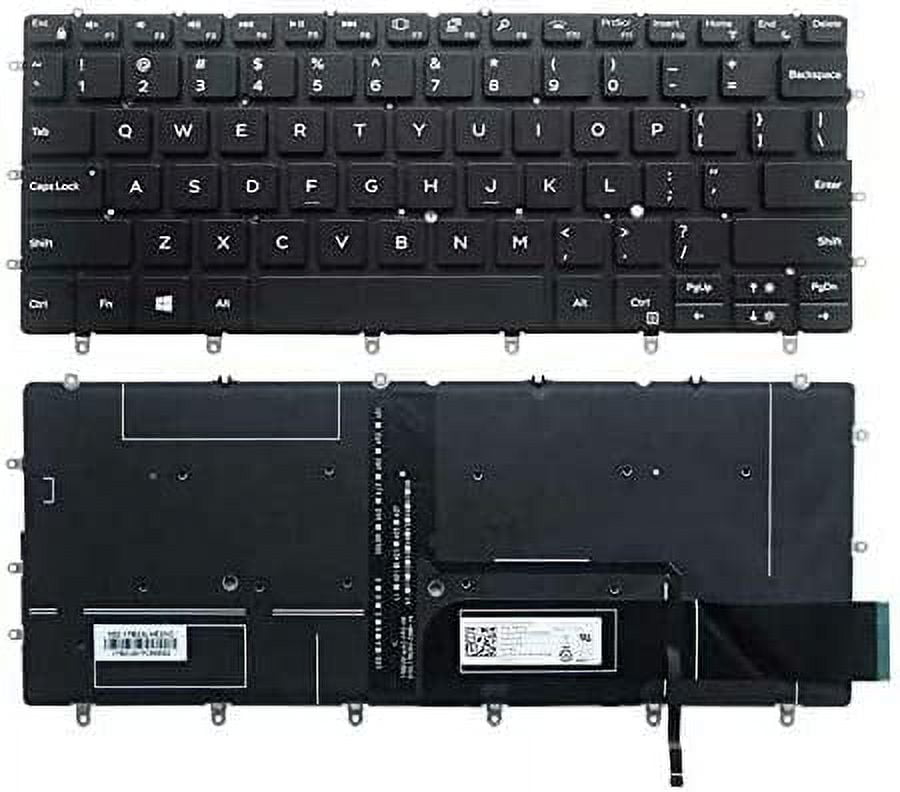 New US Black English Backlit Laptop Keyboard (Without palmrest) for ...