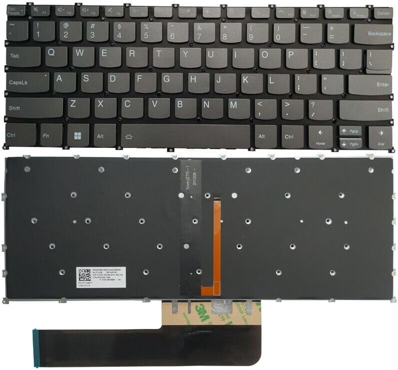 New US Black English Backlit Laptop Keyboard (Without palmrest) for ...