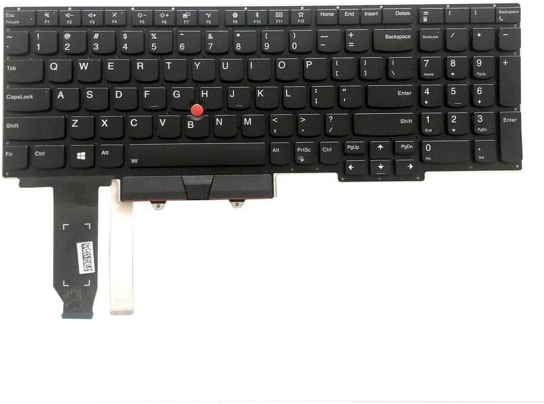 New US Black English Backlit Laptop Keyboard (Without palmrest) for ...