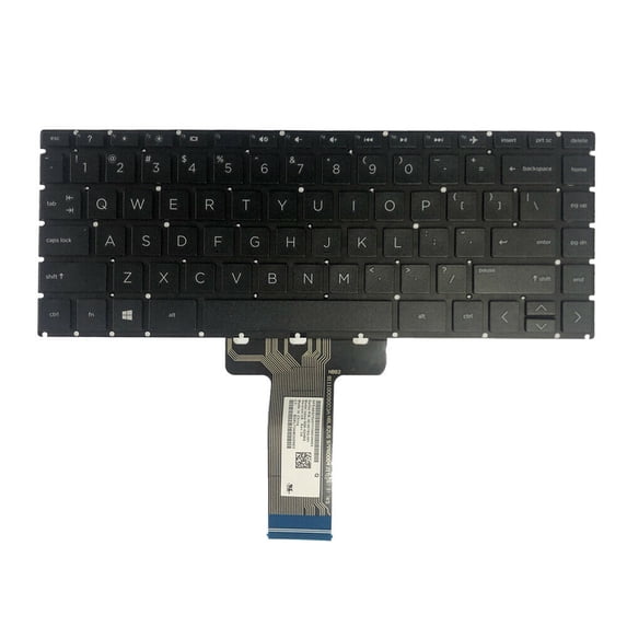 New US Black English Laptop Keyboard (Without Frame) for HP 14-CF 14 ...