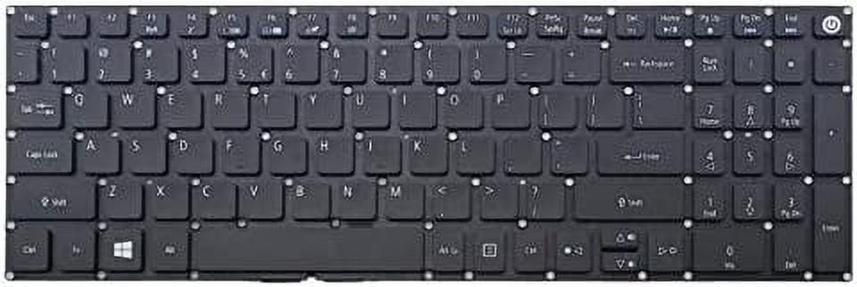 New US Black English Laptop Keyboard (Without Frame) Replacement for ...