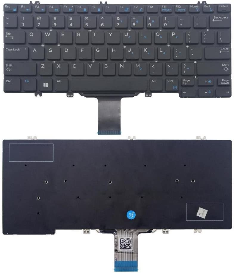 New US Black English Laptop Keyboard (no Backlit Without Frame ...
