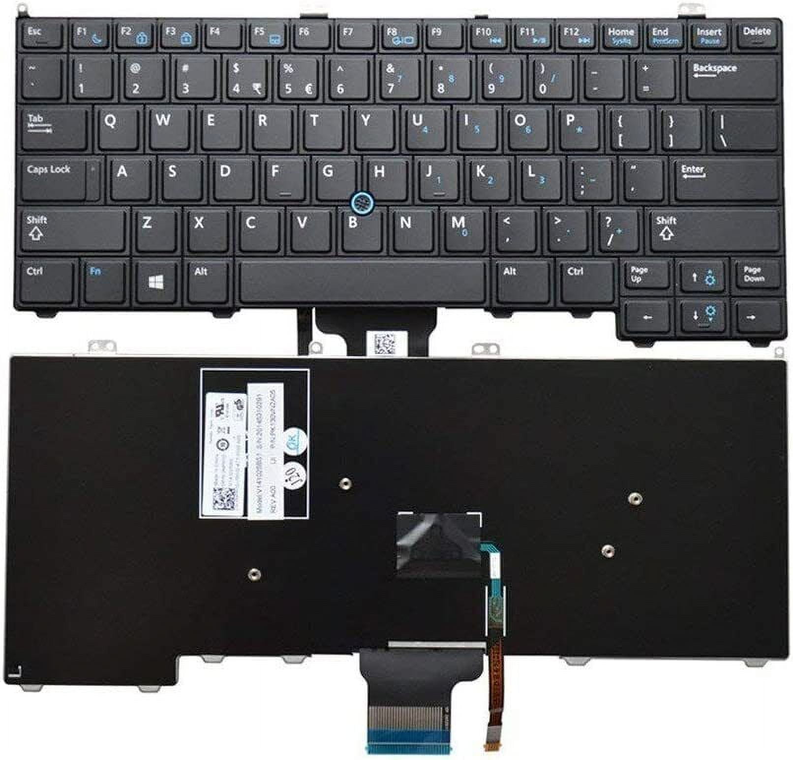 New US Non-Backlit Keyboard for Dell Latitude E7440 E7420 E7240 4G6VR ...