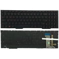 New US Red Words English Backlit Laptop Keyboard (Without palmrest) for ...