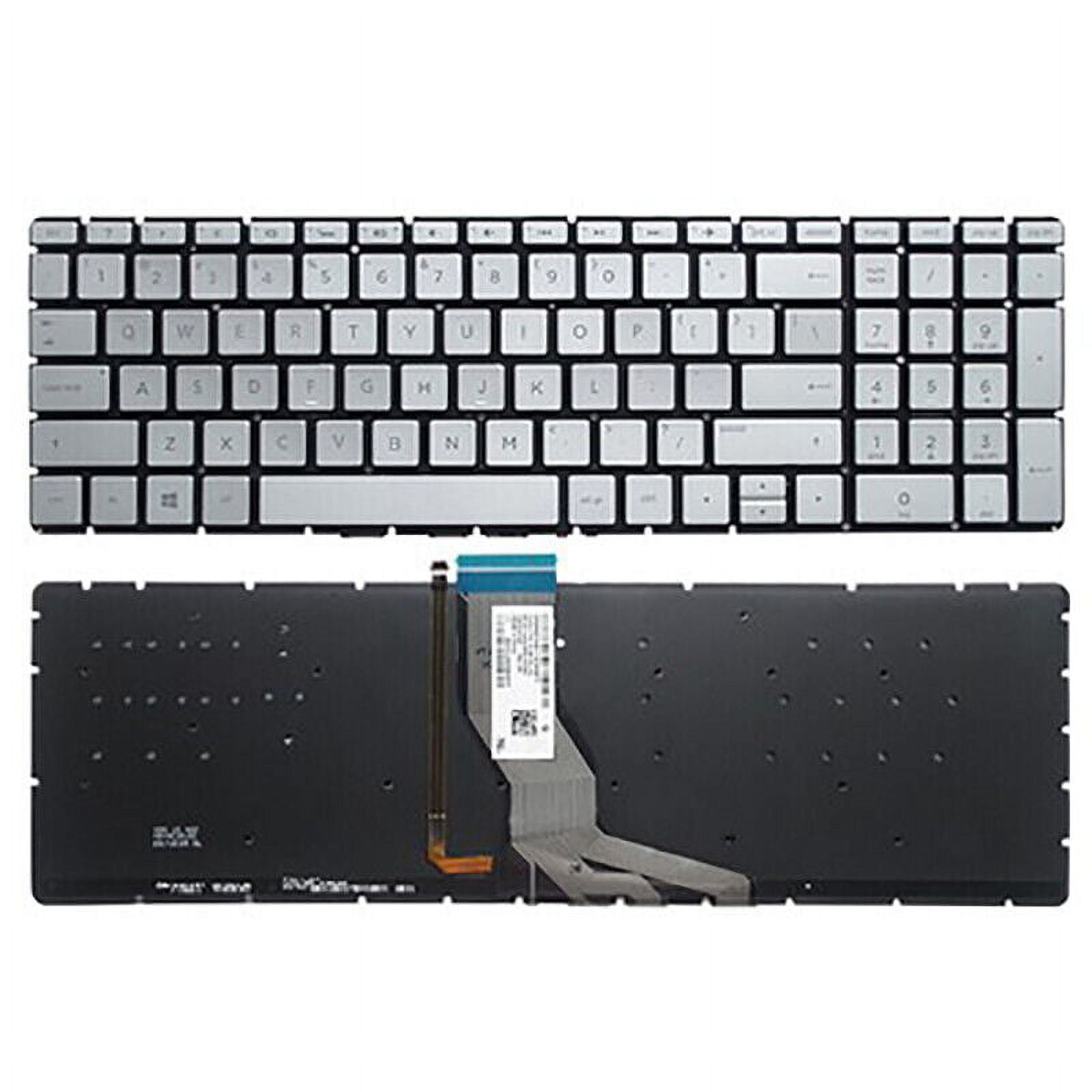 New US Silver English Backlit Keyboard (Without Frame) Replacement for ...