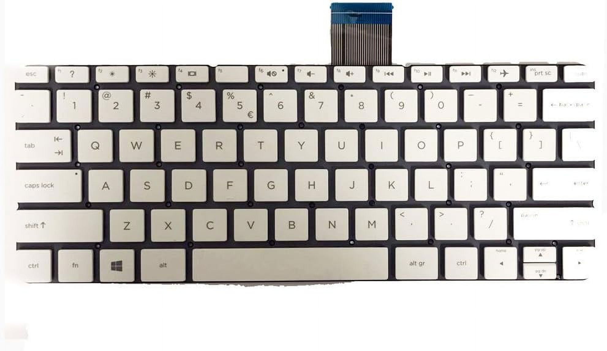 New US White English Laptop Keyboard (Without Frame) Replacement for HP ...