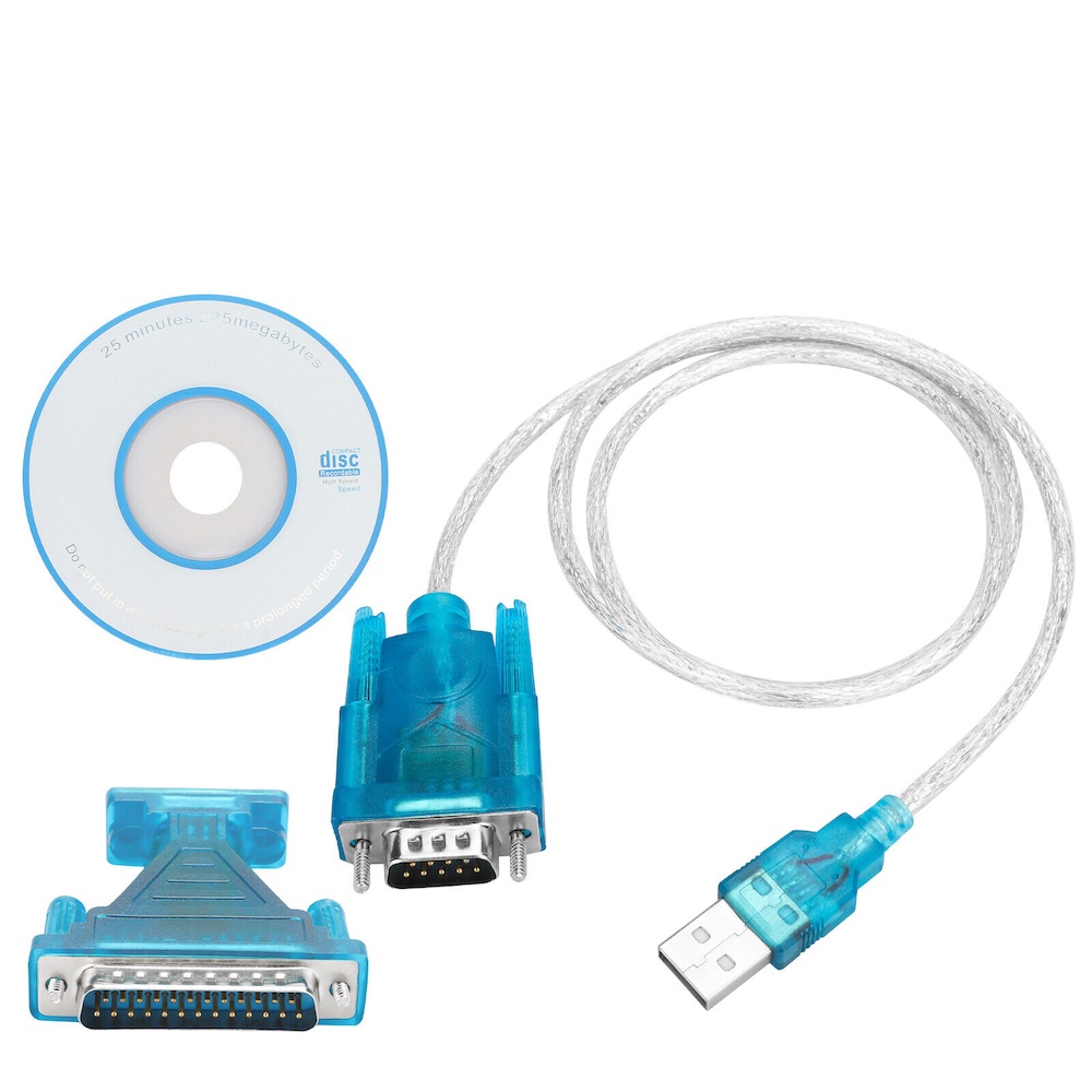 New USB 2.0 to RS232 Port Computer Converter Adapter Cable 9 Pin Serial ...