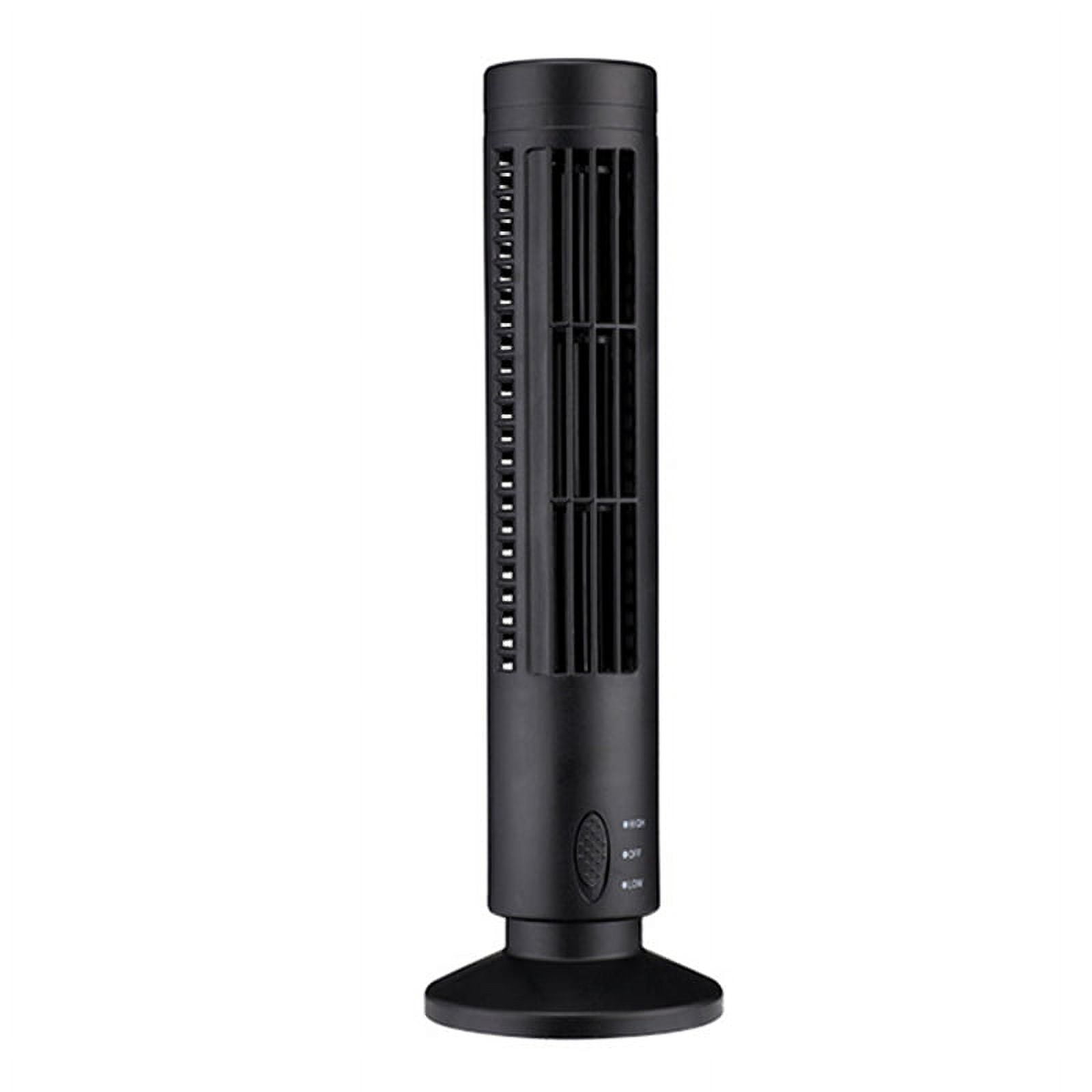New USB Tower Fan Bladeless Fan Tower Electric Fan Mini Vertical Air ...