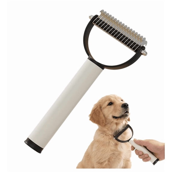 New Undercoat Rake for Dogs – Deshedding Brush with Stainless Steel ...