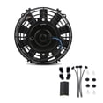 New Universal 8-Inch 12V 80W Slim Electric Radiator Cooling Fan with 10 ...