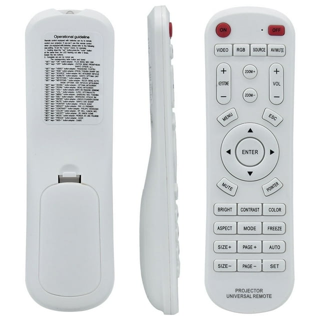 New Universal For Panasonic Epson Benq Dell Viewsonic Projector Remote ...