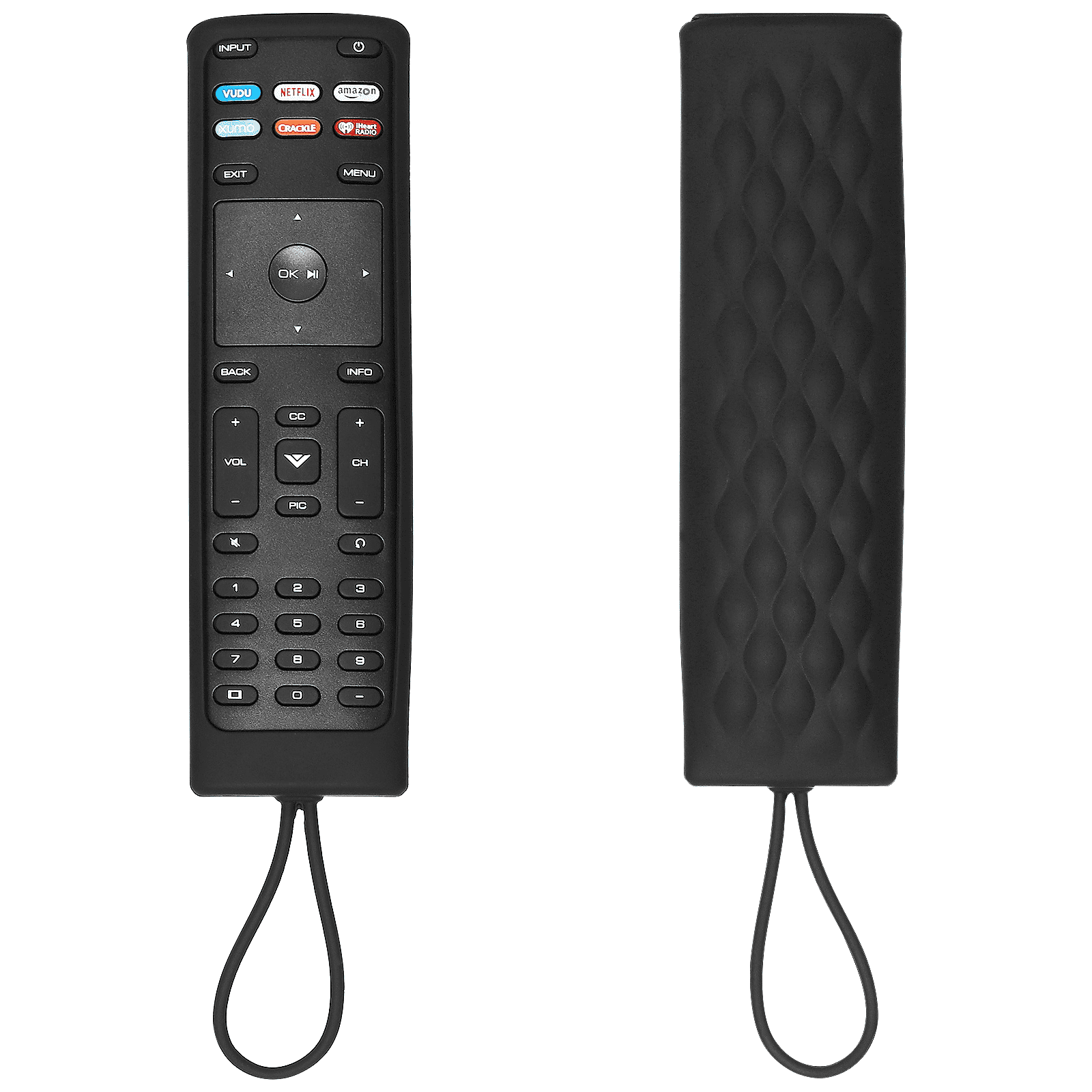 New Universal Remote for Vizio TV All Models Compatible with D32H G9 And All Vizio Smart TV LCD LED 3D HDTV With Protective Silicone Case Walmart