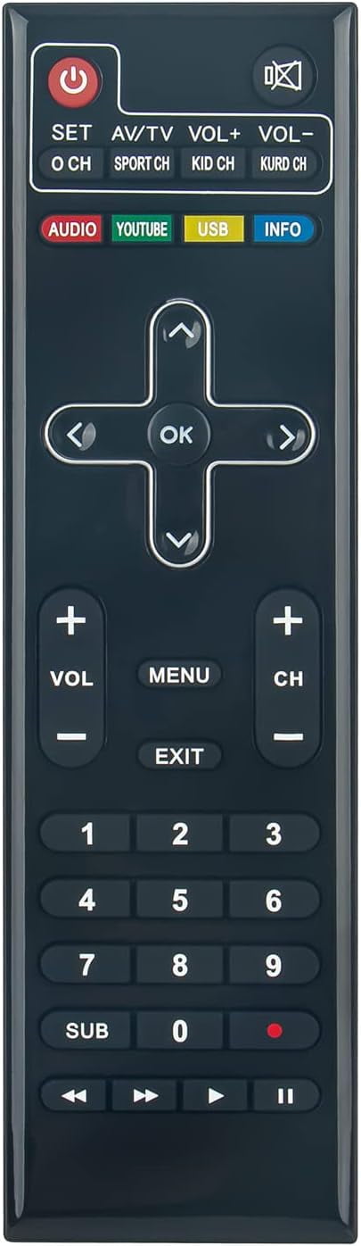 New Universal Replace Remote Control Compatible with iSTAR Korea A9000 ...