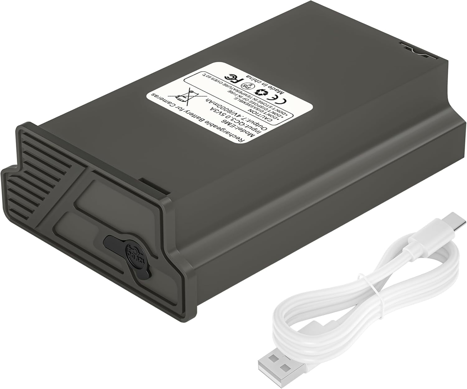 New Upgrade 6000mAh Rechargeable Trail Camera Battery Pack,Compatible ...