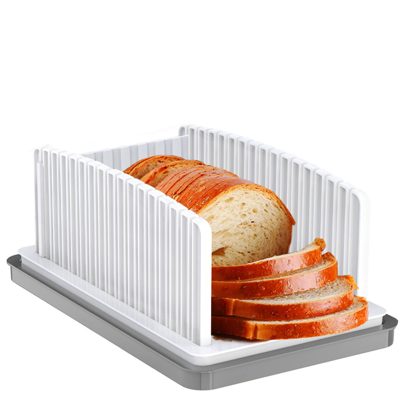 YLSHRF Toast assist,Foldable Bread Slicer Loaf Toast Cutter Mold Baking ...