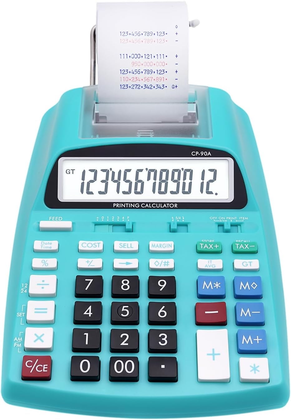 New & Upgraded 2025 Printing Calculator Adding Machine 10 Key, Desktop ...