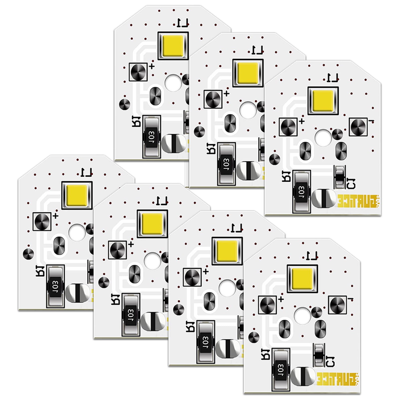 New Upgraded 7 Pack WR55X11132 WR55X25754 LED Light Compatible for GE ...