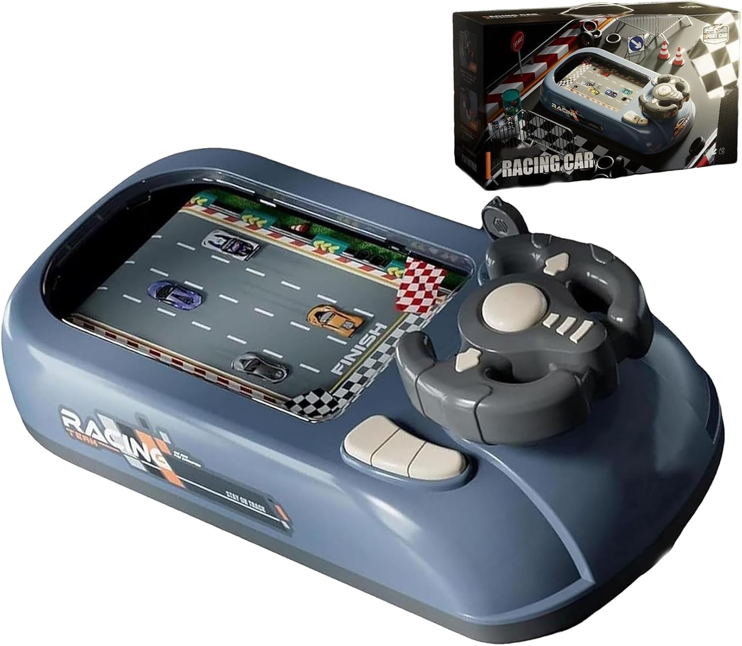 New Upgraded Car Racing Adventure with Steering Wheel, Educational ...