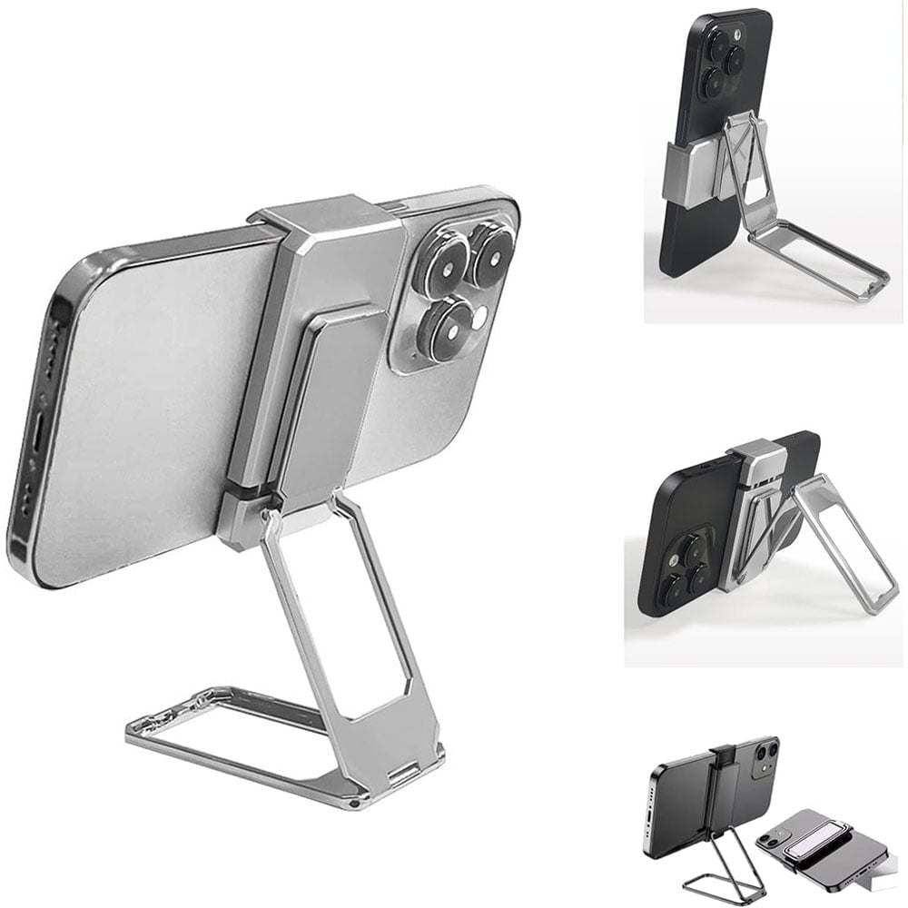 New Upgraded Cell Phone Stand, 360 Folding Bracket Back Clip Type ...