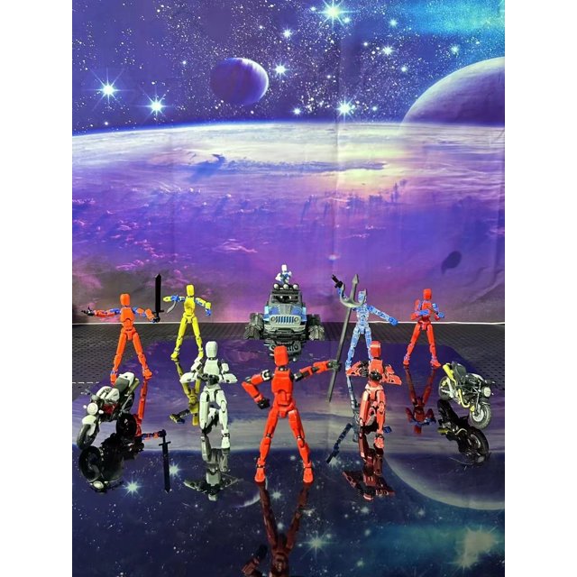 New Upgraded Lucky 13 Multi-joint Body Movable 3D Printing Doll Small ...