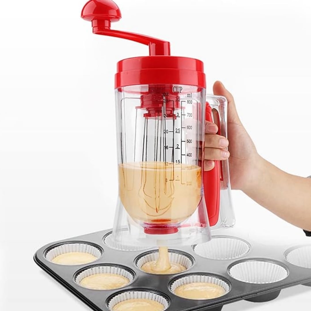 New Upgraded Pancake & Cupcake Mixer and Batter Dispenser, with ...