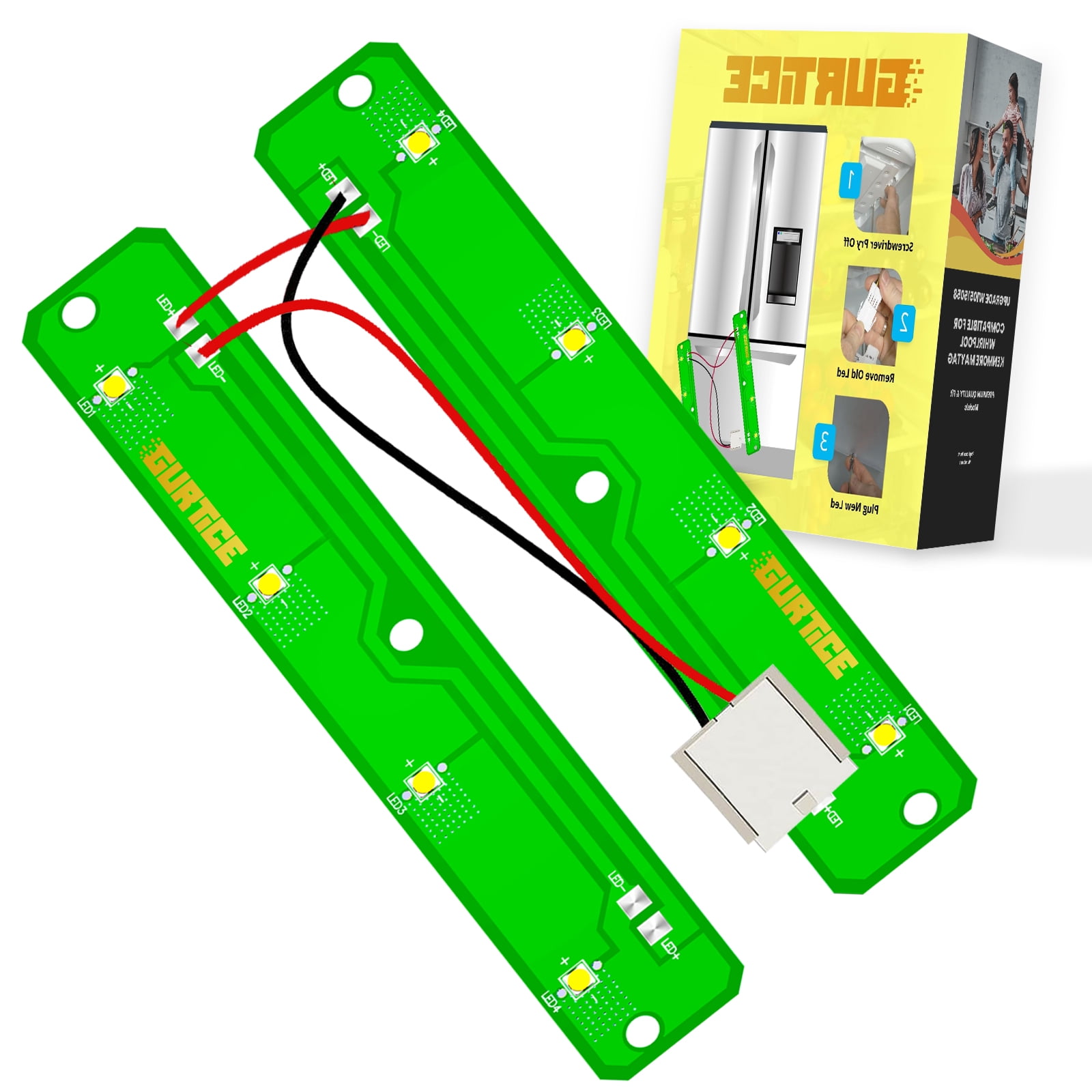 W11042554 LED Light Board for Whirlpool, Maytag, Amana - Replaces ...