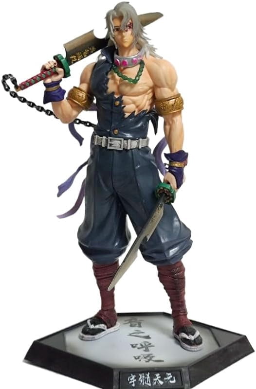 New Uzui Tengen Figure Fighting Standing Figurine 30cm/11.8inch PVC ...