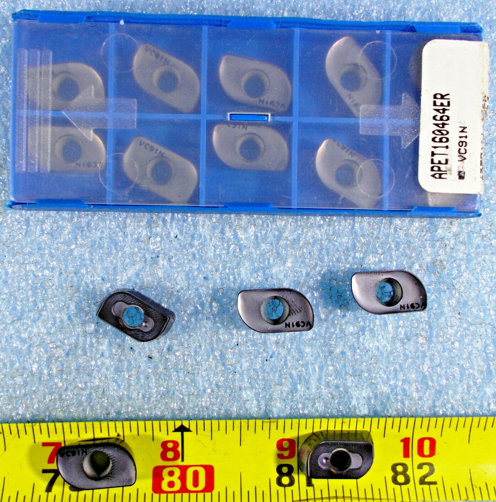 New Valenite APET160464ER Grade VC91N Carbide Insert 1/4" Radius Corner ...