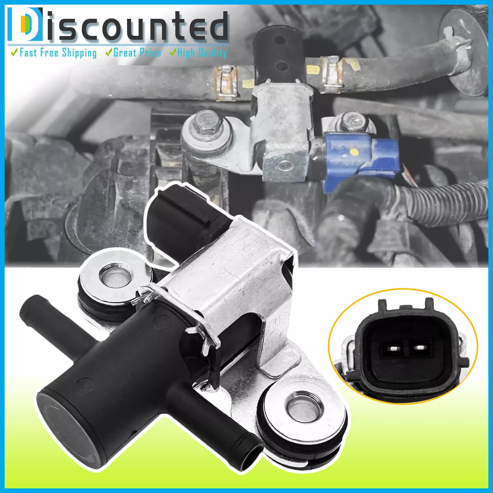 New Vapor Canister Purge Solenoid Evap Vent Control Valve For INFINITI ...