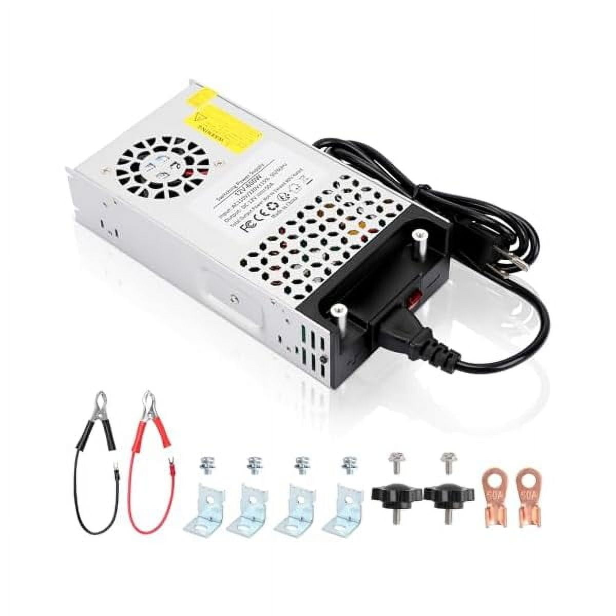 New Version 110V AC to 12V DC Converter, 12Volt 50A 600W Power Supply ...