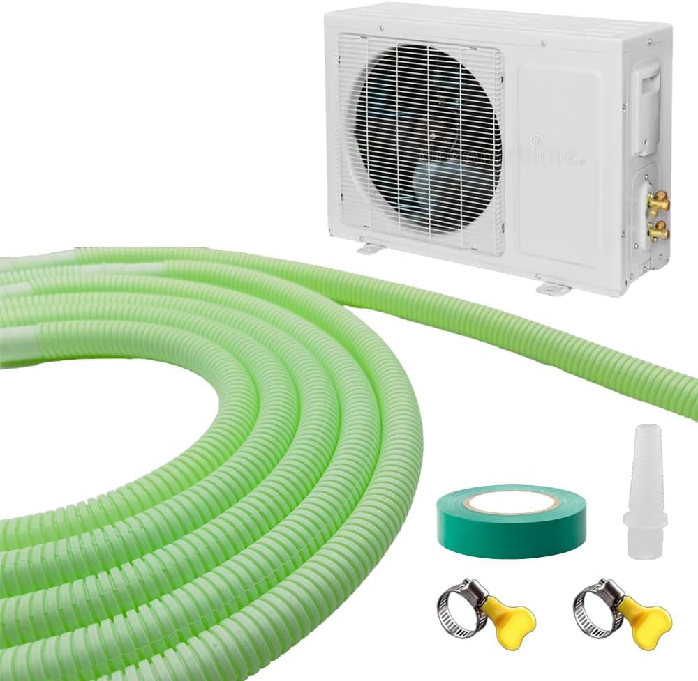 New Version 50ft Mini Split Air Conditioner Drain Hose, 5/8" I.D ...
