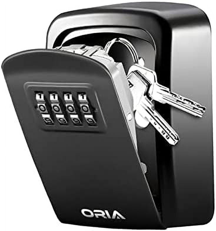 [New Version] Security Lock Boxes, 4 Digit Combination Key Storage Lock ...