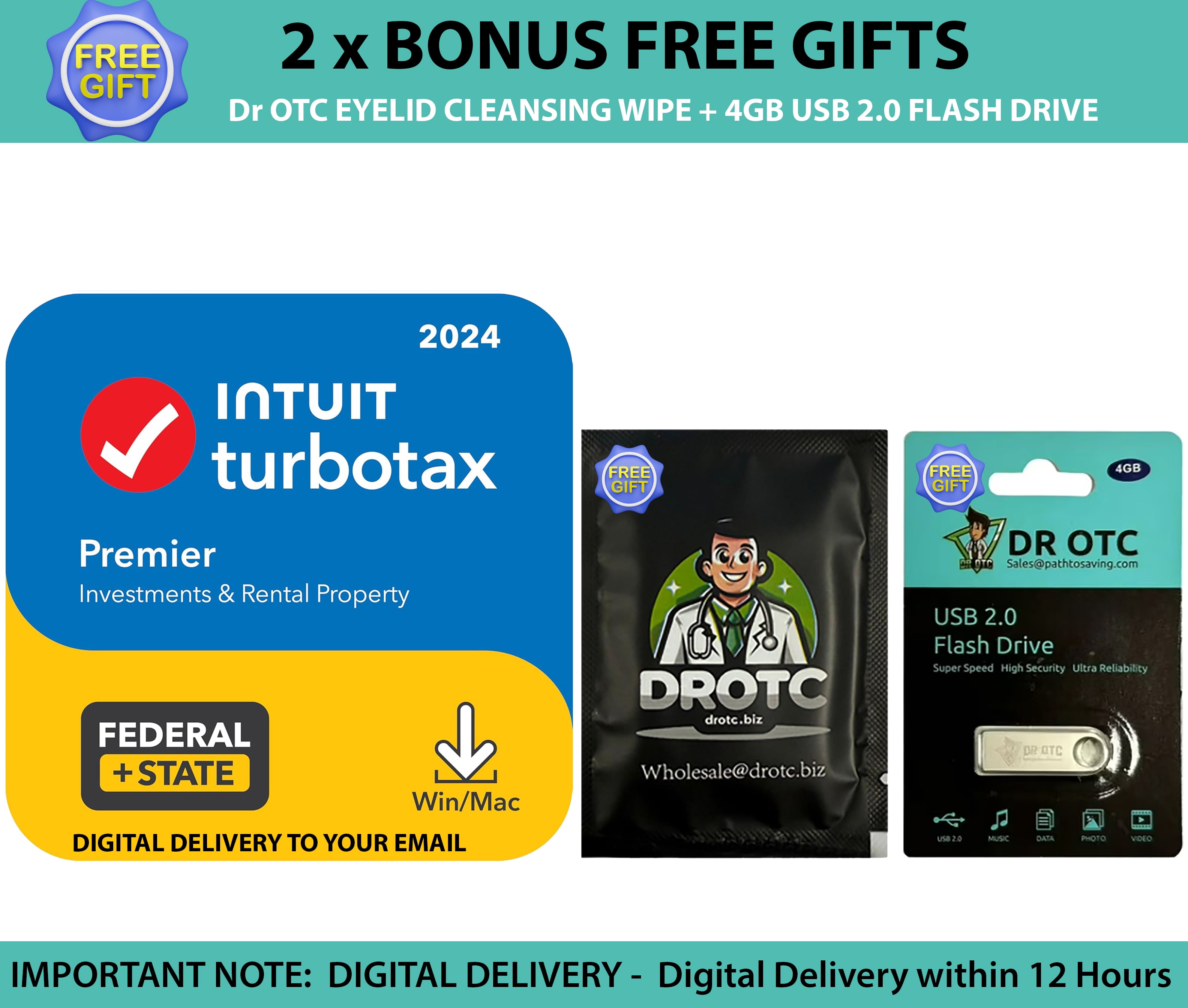 [New Version] TurboTax Premier 2024 Tax Software, Federal & State Tax ...