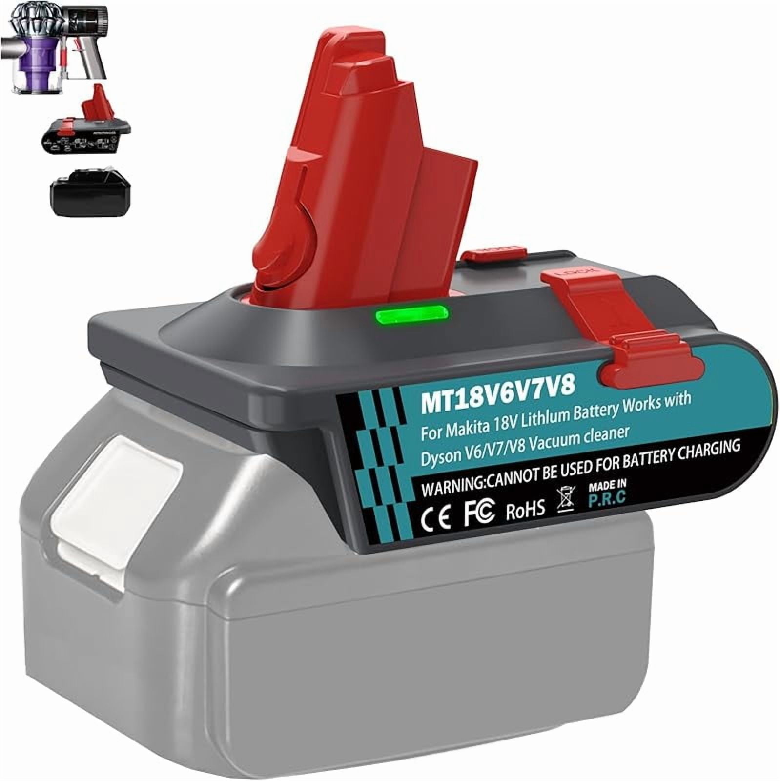 New Version V6 V7 V8 Battery Adapter for Makita 18V Lithium Battery ...