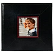 New View Gifts Faux Leather Black Photo Album with Window Frame Cover ...