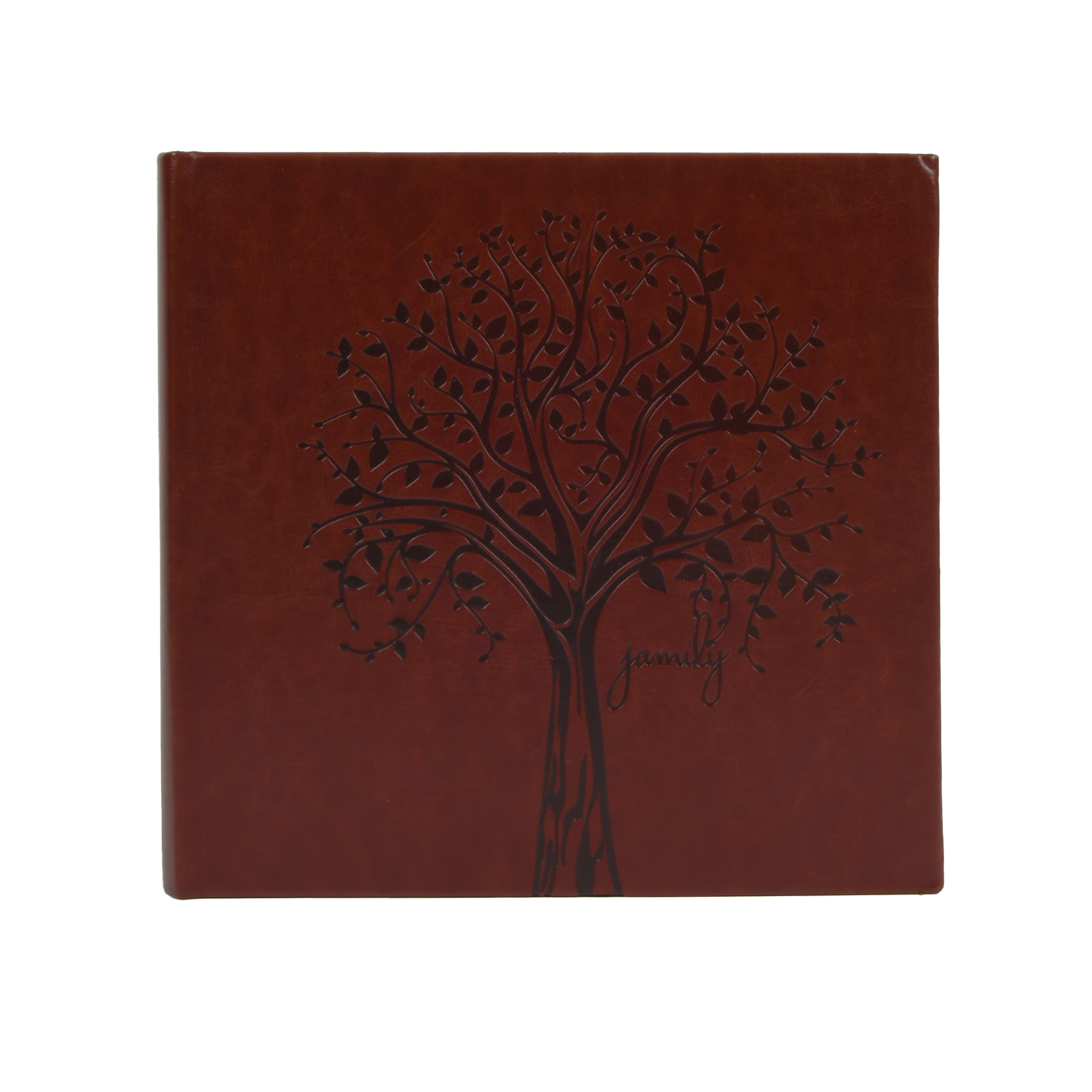 New View Gifts Faux Leather Family Tree Embossed Photo Album, Holds 120 ...