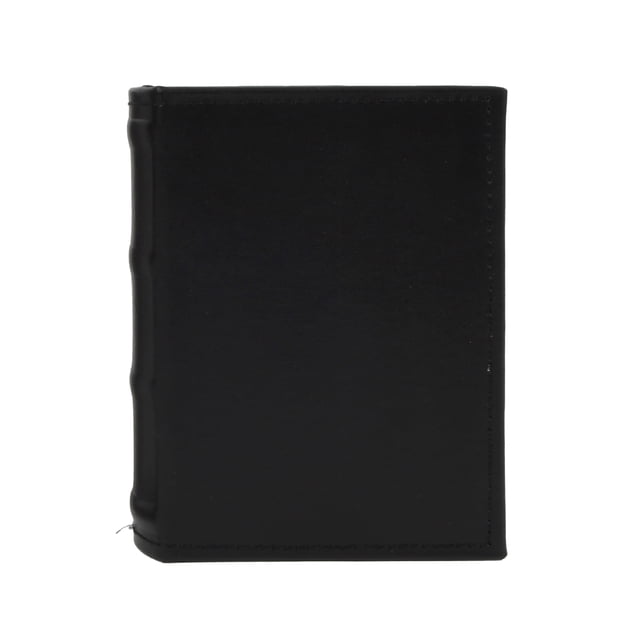 New View Gifts Faux Leather Mini Photo Album-Black - Walmart Business ...