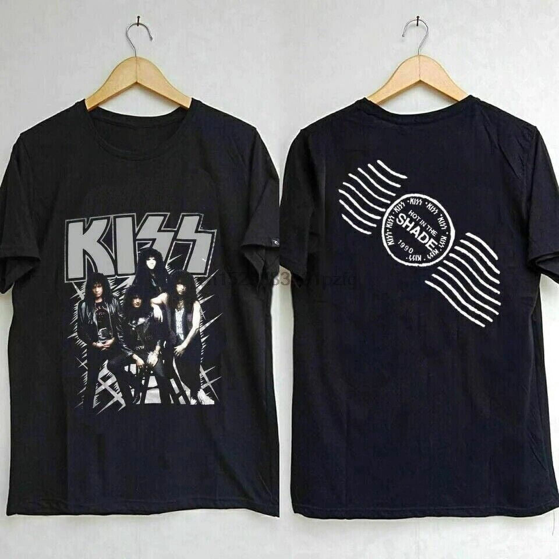 New Vintage 1990 KISS Rock Band Concert Hot in the Shade Tshirt ...