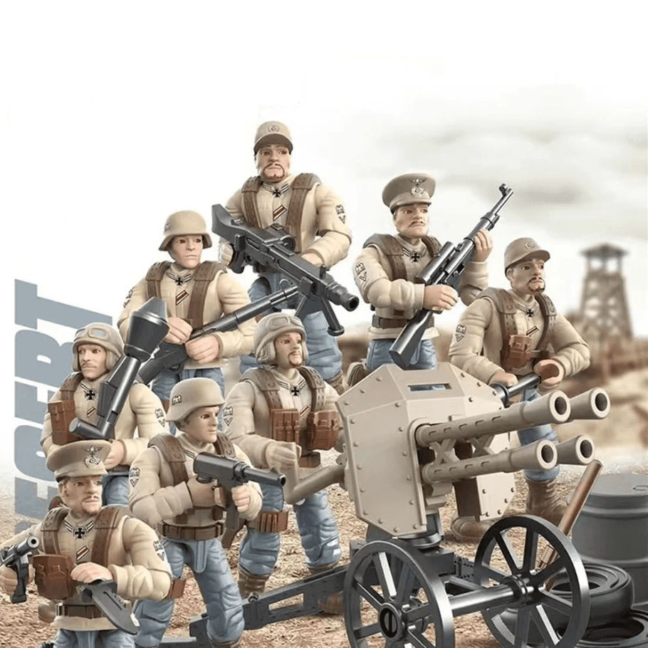 New WW2 Special Force SWAT Police Military Building Block World War 2 ...