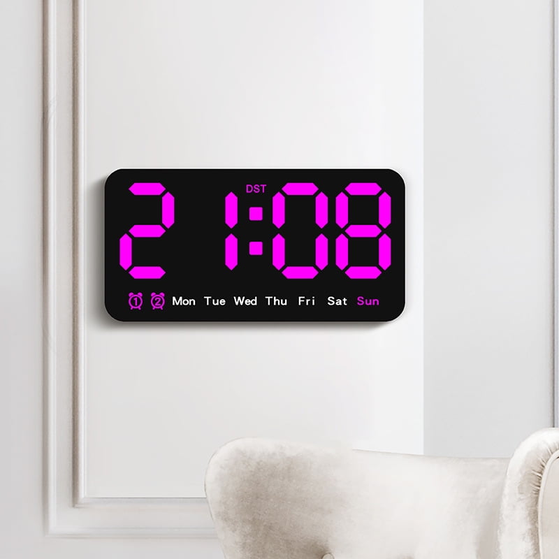 New Wall Clock Simple Large Screen Hanging Dual-Use Clock Sitting Room ...
