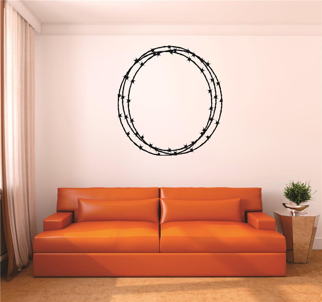 New Wall Ideas Barbwire Circle 12x12 Inches - Walmart.com