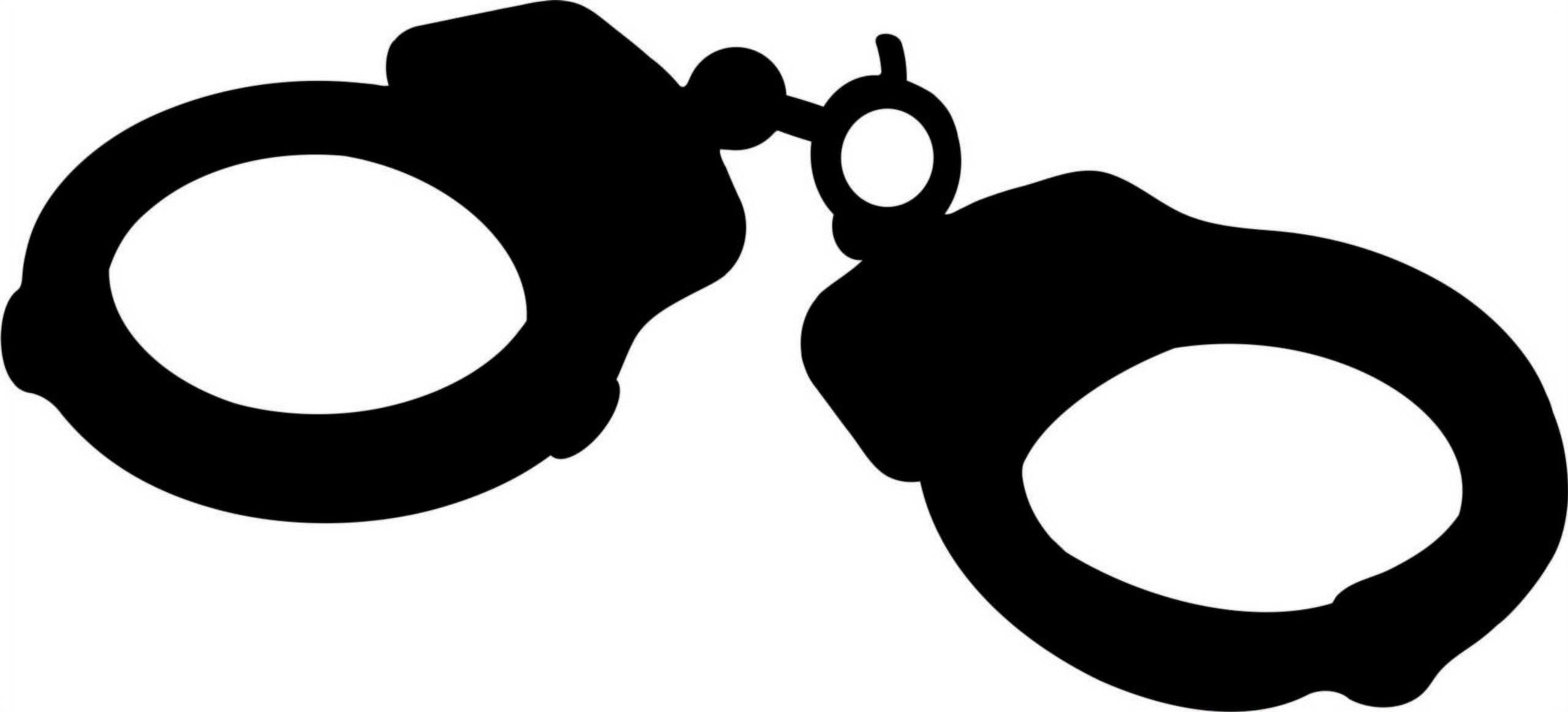 New Wall Ideas Handcuffs Symbol 4 X 12 Inches - Walmart.com