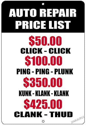 New Warning Plaque Wall Decor Funny Mechanic l Man Cave Auto Repair ...