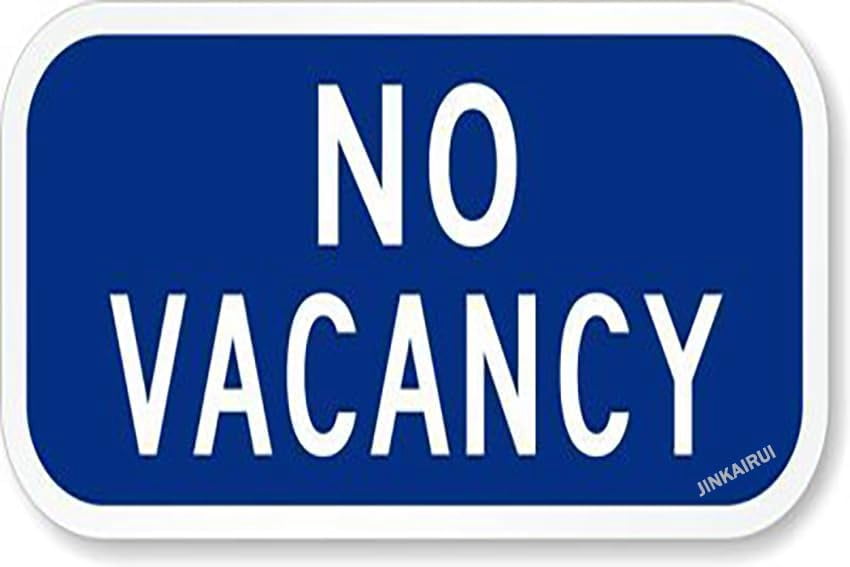 New Warning Plaque Wall Decor No Vacancy Metal Tin Signs Yard Sign ...