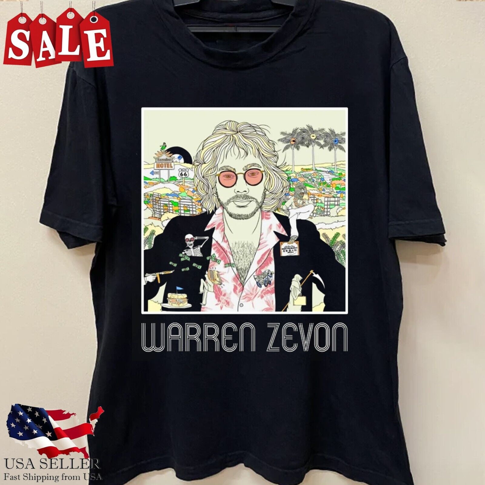 New Warren Zevon Werewolves of London Gift For Fans Unisex S-5XL Shirt ...