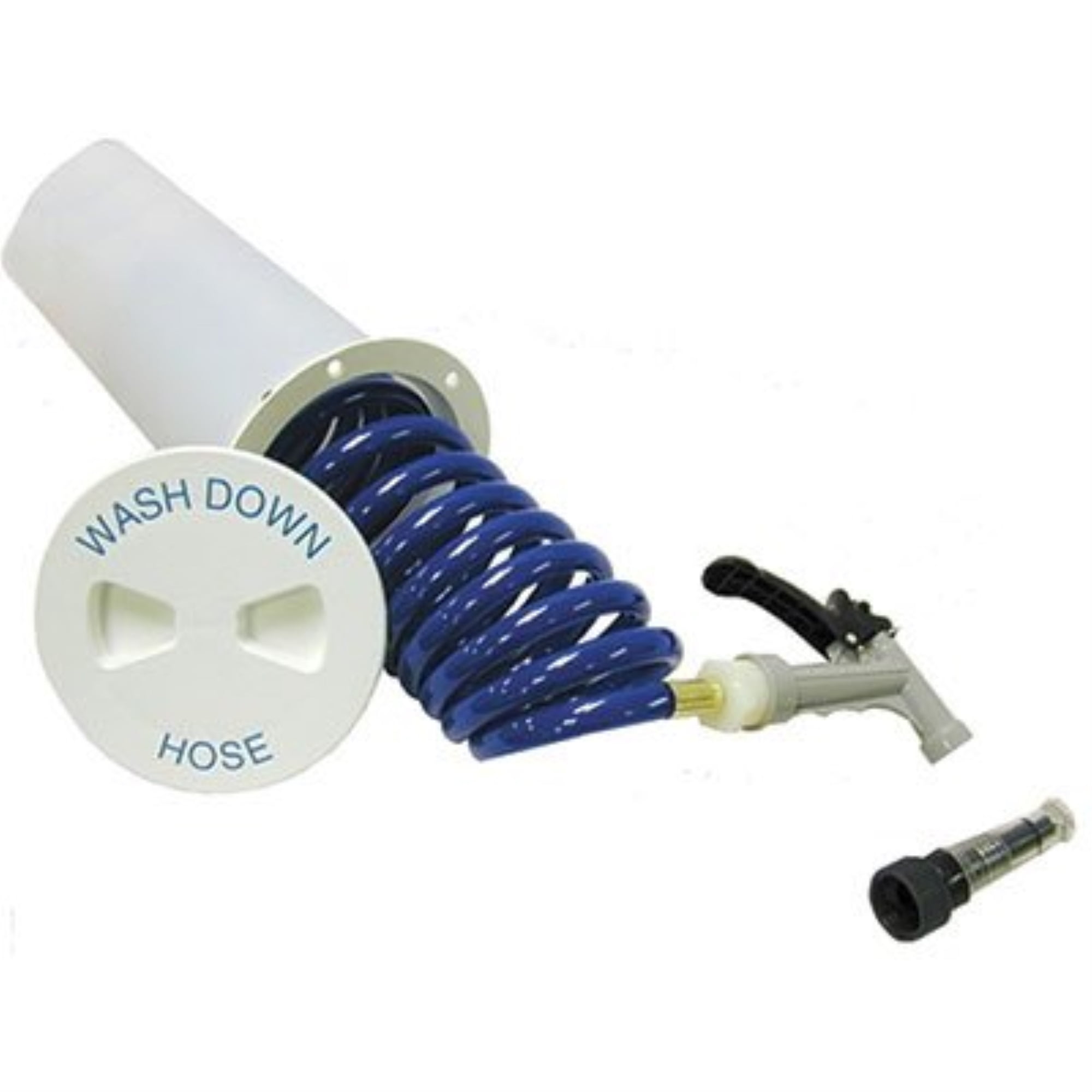 T. H. Marine WDSB-2-B Washdown Station And Hose, Color Polar White ...