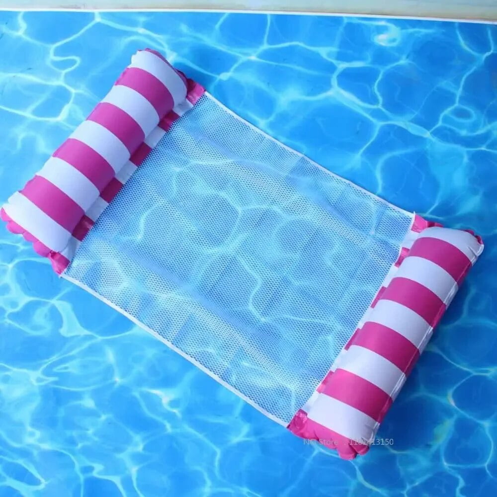 New Water Hammock Recliner Inflatable Floating Swimming Mattress Sea